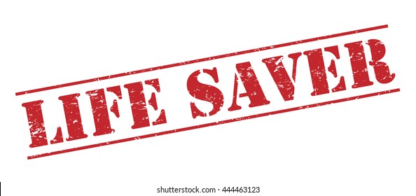 Life Saver Vector Stamp On White Stock Vector (Royalty Free) 444463123 ...