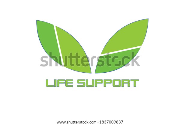 Life Support Medical Logo Template Stock Vector (Royalty Free ...