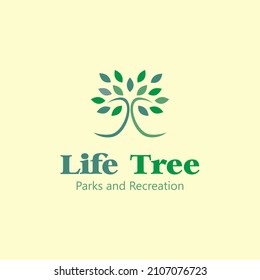 Life Tree Illustration Logo Design Suitable Stock Vector (Royalty Free ...