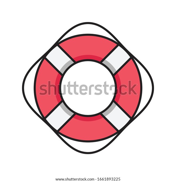 Life Tube Vector Flat Color Icon Stock Vector (Royalty Free) 1661893225 ...