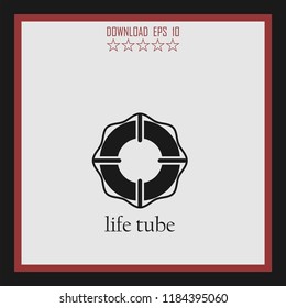 Life Tube Vector Icon Stock Vector (Royalty Free) 1184395060 | Shutterstock