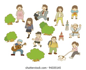 Life Various People Stock Vector (Royalty Free) 94335145 | Shutterstock