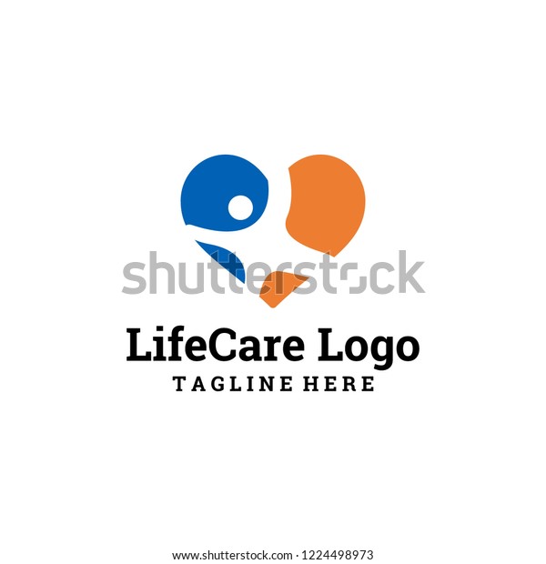 Lifecare Logo Design Stock Vector (Royalty Free) 1224498973 | Shutterstock