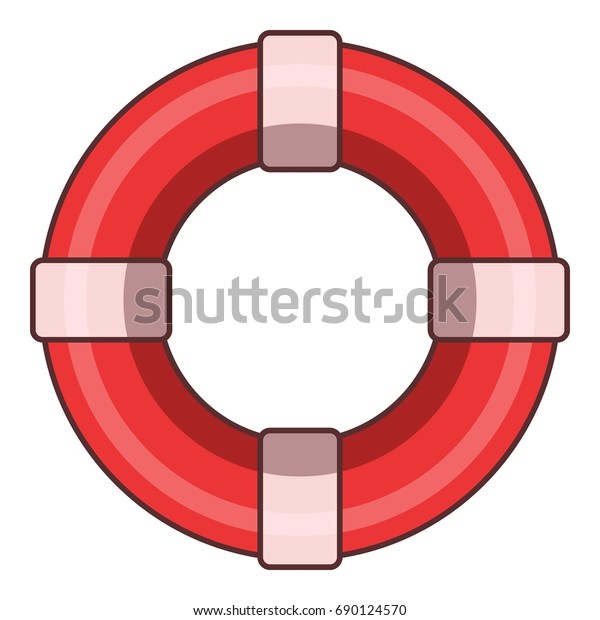 Lifeline Icon Cartoon Illustration Lifeline Vector Stock Vector ...