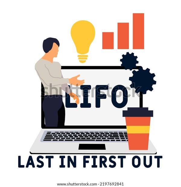 Lifo Last First Out Acronym Business Stock Vector (Royalty Free ...
