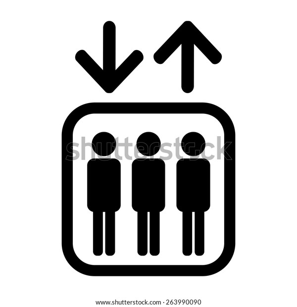 Lift Symbol Stock Vector (Royalty Free) 263990090