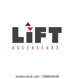Lift Vector Conceptual Word Mark Typography Stock Vector (Royalty Free ...