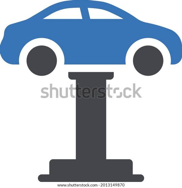 Lifter White Background Lifter Symbol Artificial Stock Vector (Royalty ...