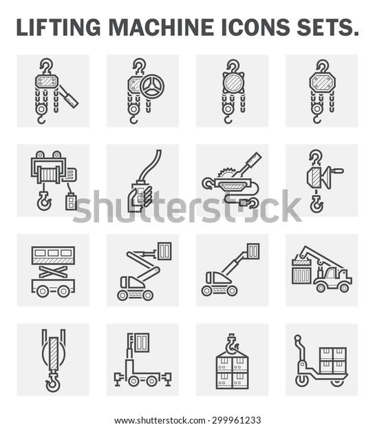 Lifting Equipment Vector Icon Manual Steel Stock Vector (Royalty Free ...