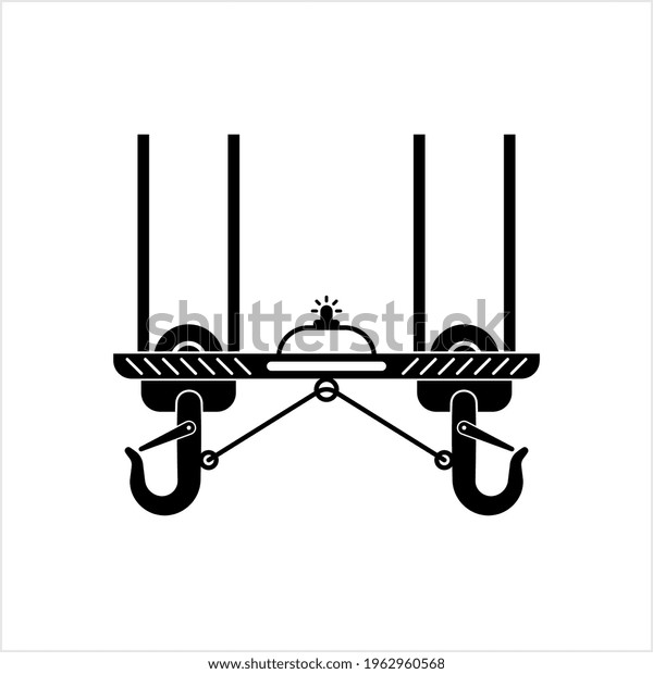 Lifting Hook Icon Hoist Crane Heavy Stock Vector (Royalty Free ...