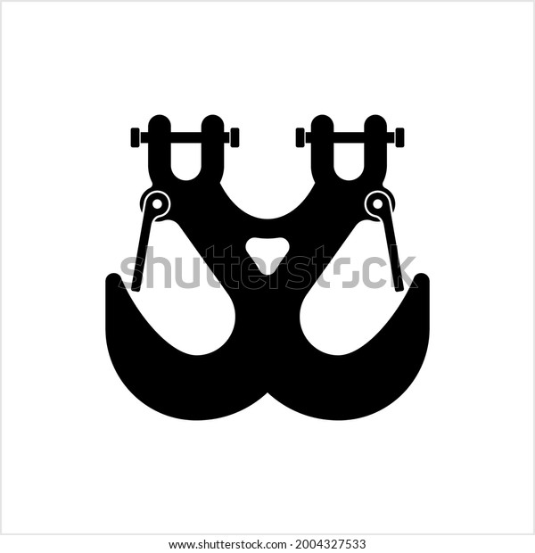 Lifting Hook Icon Hoist Crane Heavy Stock Vector (Royalty Free ...