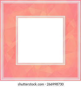 Light Abstract Border Pink Polygonal Triangles Stock Vector (Royalty ...