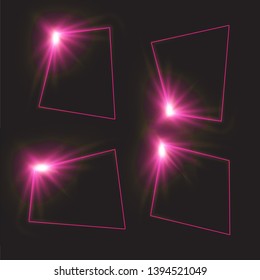 Light Banner Design Pink Banner Stock Vector (Royalty Free) 1394521049 ...