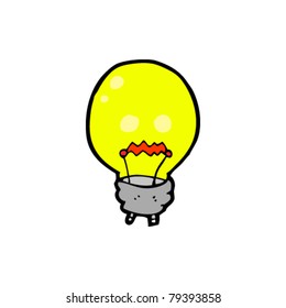 Light Bulb Cartoon Stock Vector (Royalty Free) 79393858 | Shutterstock