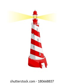 Assateague Island Lighthouse Stock Illustration 58011595