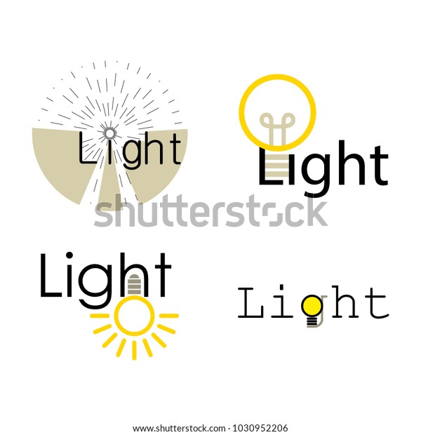 Light Logo Icon Set Cartoon Set Stock Vector (Royalty Free) 1030952206 ...