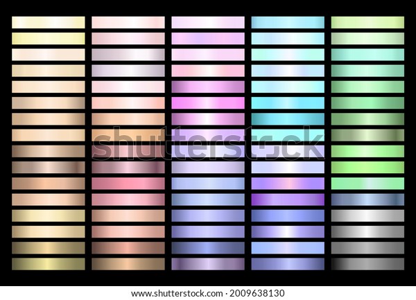 Light Pastel Shiny Gradient Collection Every Stock Vector (Royalty Free ...