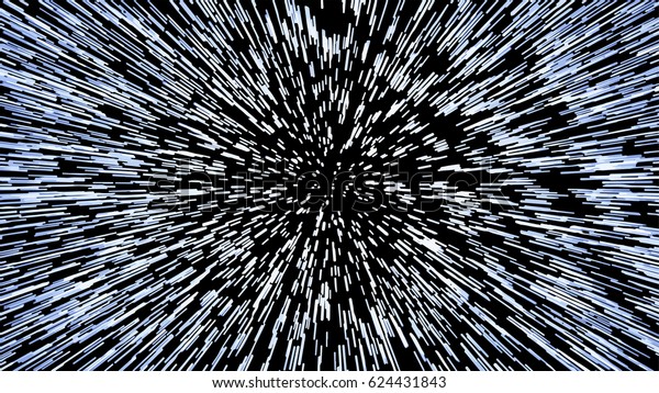 Light Warp Speed Stock Vector (Royalty Free) 624431843