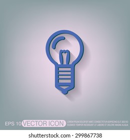Fluorescent Lamp Led Lamp Incandescent Bulb 스톡 벡터(로열티 프리) 340505045 ...