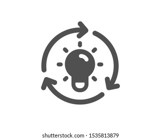 Lightbulb Sign Idea Icon Core Value Stock Vector (Royalty Free ...
