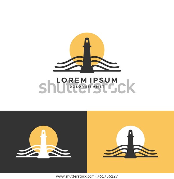 Lighthouse Book Logo Vector Icon Download Stock Vector (Royalty Free ...