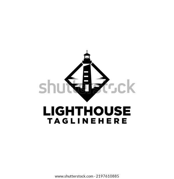 Lighthouse Logo Design Concept Stock Vector Stock Vector (Royalty Free ...
