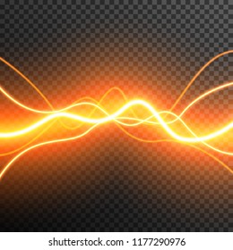 Lighting Electric Thunder Storm Glow Sparkle Stock Vector (Royalty Free ...