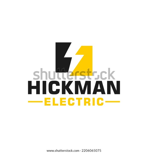 Lighting Electrical Company Logo Design Creative Stock Vector (Royalty ...
