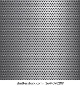 Lighting Silver Punching Metal Background Vector Stock Vector (Royalty ...