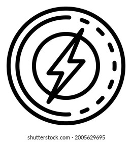 7,841 Lightning bolt circle icon Images, Stock Photos & Vectors ...