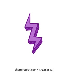 Lightning Doodle Icon: เวกเตอร์สต็อก (ปลอดค่าลิขสิทธิ์) 771265543 ...