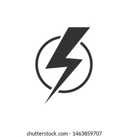 Lightning Icon Fast Speed Express Illustration Stock Vector (Royalty ...