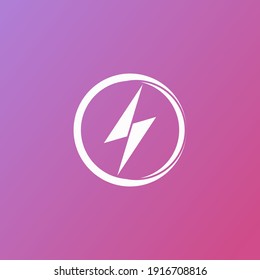 Lightning Simple Logo Symbol Stock Vector (Royalty Free) 1916708816 ...
