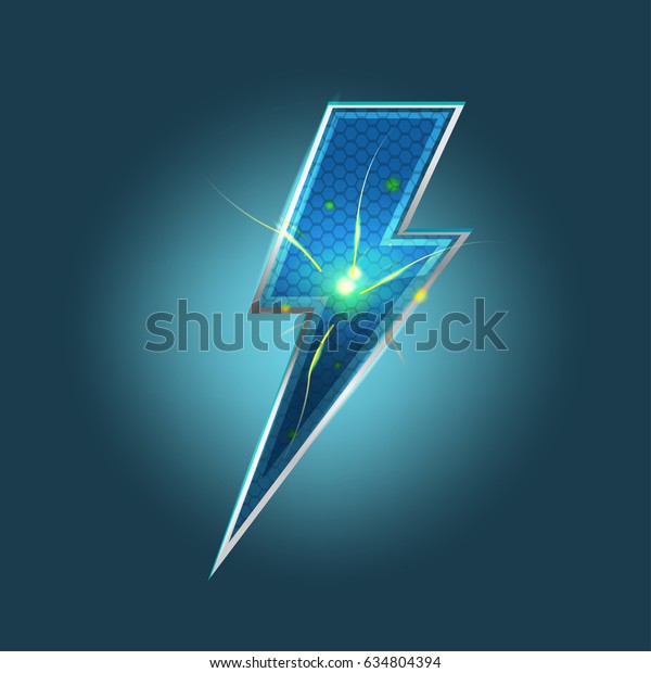 Lightning Spark Bolt Icon Symbol Vector Stock Vector (Royalty Free ...