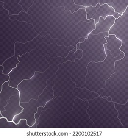 Lightning Thunder Glow Sparkle Light Shine Stock Vector (Royalty Free ...