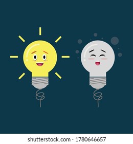 Lights On Lights Off Illustration Vector Stock Vector (Royalty Free ...