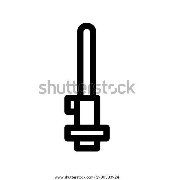 Lightsaber Icon Logo Isolated Sign Symbol Stock Vector (Royalty Free ...