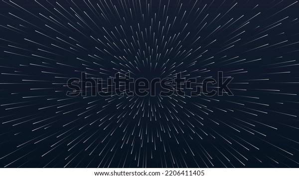 Lightspeed Travel Background Metaphor Acceleration Spacecraft Stock ...