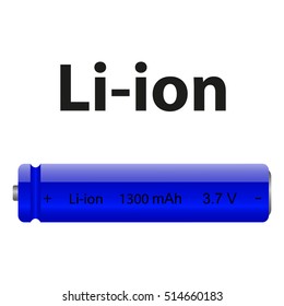 Liion Battery Icon Vector Design: vector de stock (libre de regalías ...