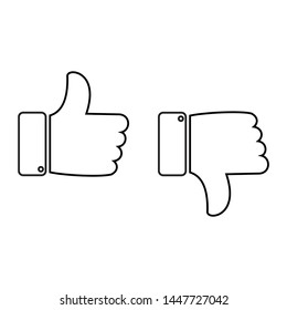 Like Dislike Logo Stock Vector (Royalty Free) 791732002