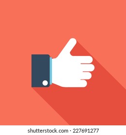 Like Flat Icon Modern Flat Icons Stock Vector (Royalty Free) 227691277 ...