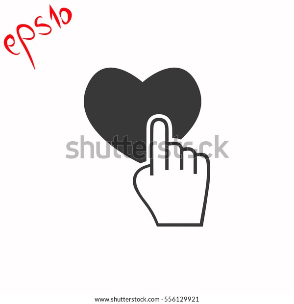 Like Grey Icon Stock Vector (Royalty Free) 556129921 | Shutterstock