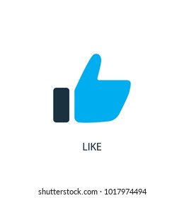 Like Icon Logo Element Illustration Like Stock Vector (Royalty Free ...