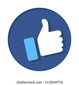 Like Icon Thumb Hand Finger Illustration Stock Vector (Royalty Free ...