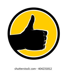 Like Icon Vector Illustration Gesture Hand Stock Vector (Royalty Free ...
