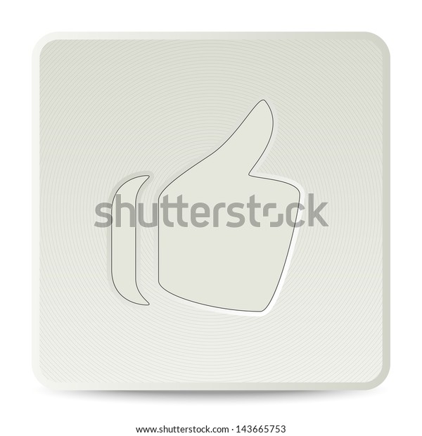 Like Icons Buttons Graphic Design Elements Stock Vector (Royalty Free ...