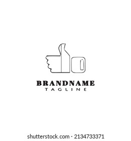 Like Logo Icon Design Template Black Stock Vector (Royalty Free ...