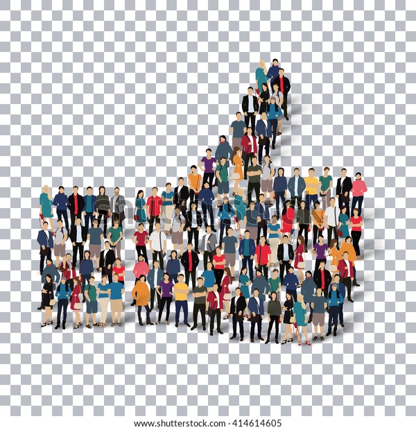 Like People Transparency 3d Stock Vector (Royalty Free) 414614605 ...