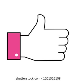 Like Thumb Symbol Stock Vector (Royalty Free) 1201518109 | Shutterstock