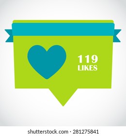 Likes Counter Icon Stock Vector (Royalty Free) 281275841 | Shutterstock